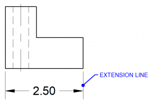 Dimension, Extension, and Leader lines – EngineeringTechnology.org