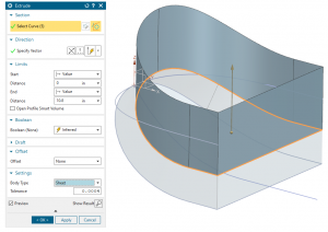 NX Extrude Sheet Body – EngineeringTechnology.org