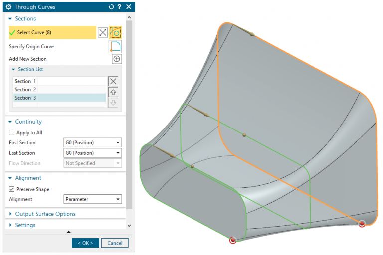NX Through Curves – EngineeringTechnology.org