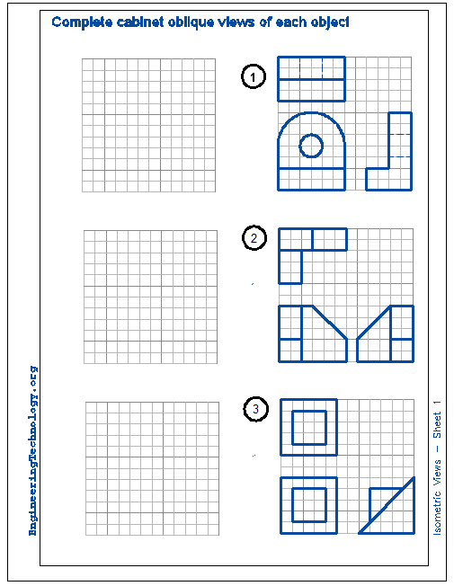 Oblique Projection – EngineeringTechnology.org